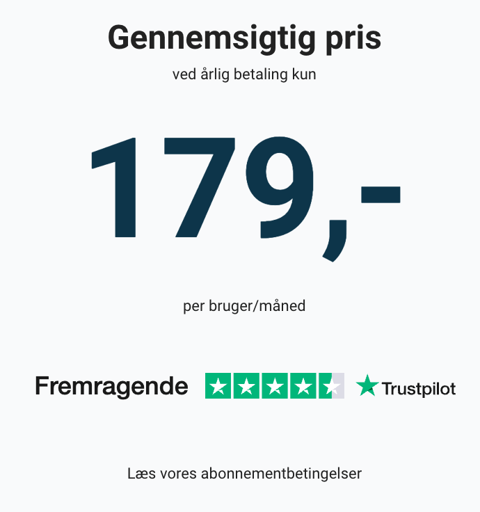 Priser - Ordrestyring og Kvalitetssikring til Håndværkere - Apacta.com